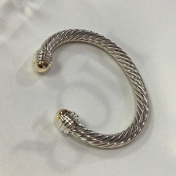 David Yurman | Accessories | Dy Signature 925 Cable Cuff With Gold ...